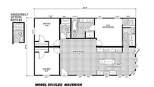 Legacy Series The Maverick 74LEG28483AH by Cavalier Homes - ModularHomes.com